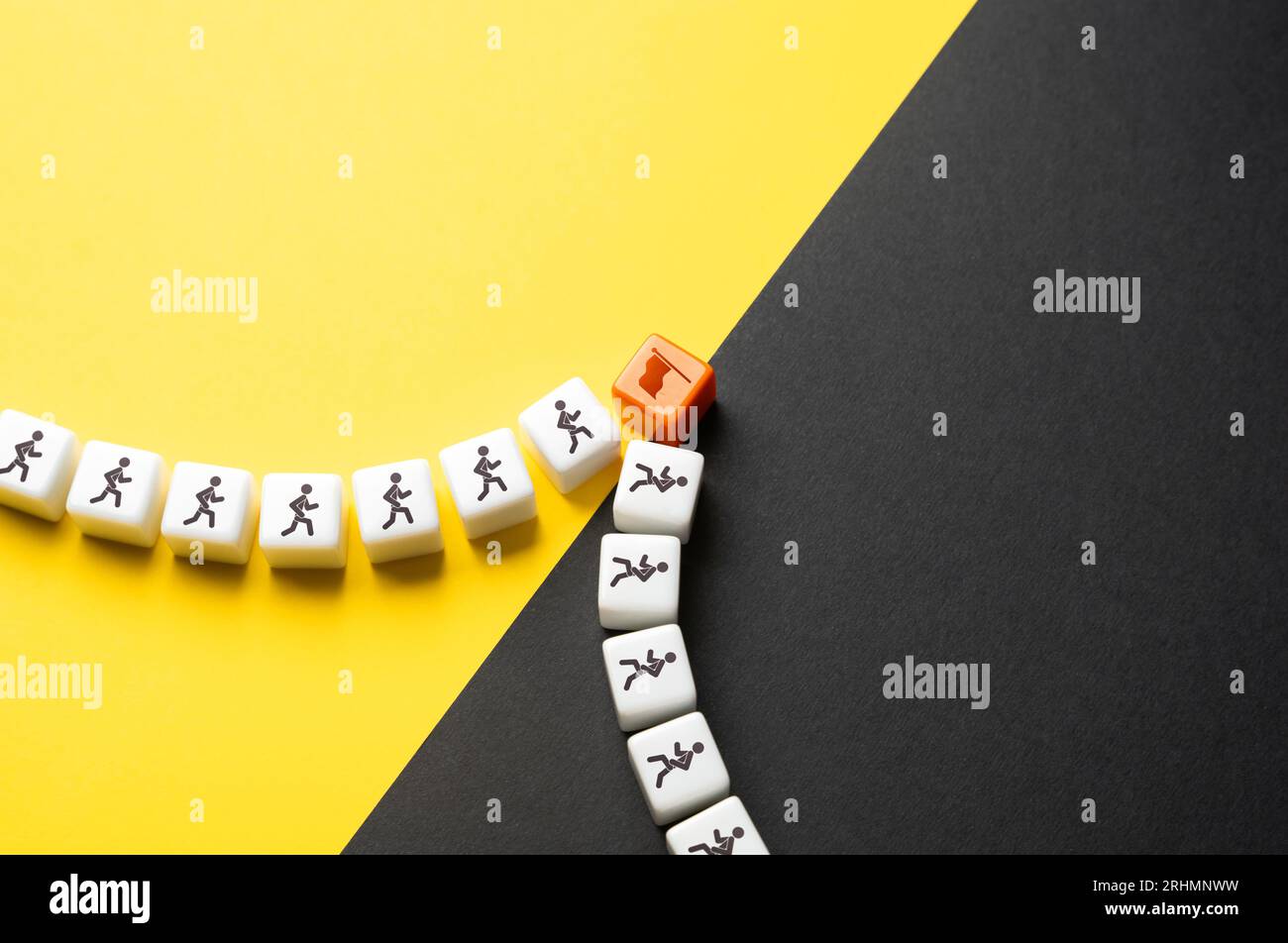 Unite under a common flag. Art of leading. Cooperation and teamwork ...