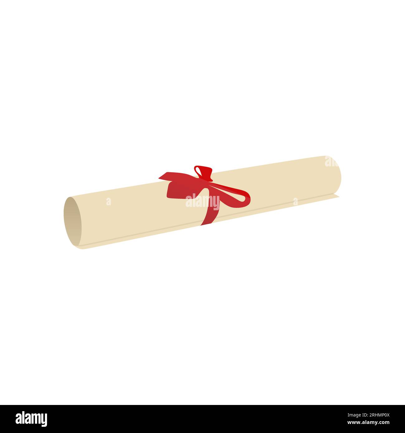 diploma paper roll colorful flat element for literacy day international ...