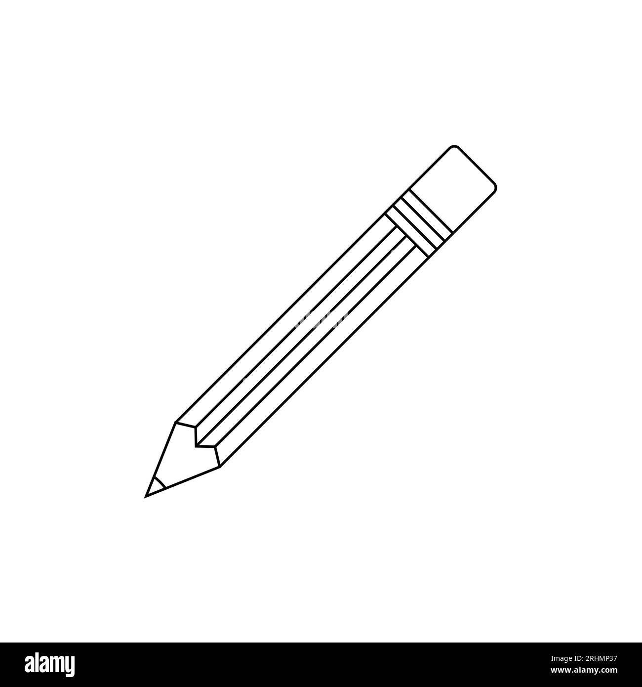 pencil line art for literacy day international celebration education ...