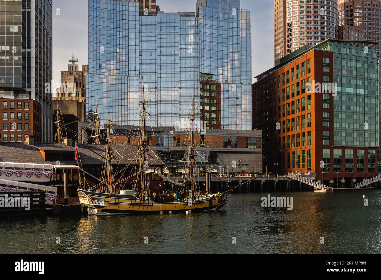 Boston Tea Party Ships and Museum Boston, Massachusetts, USA Stock ...