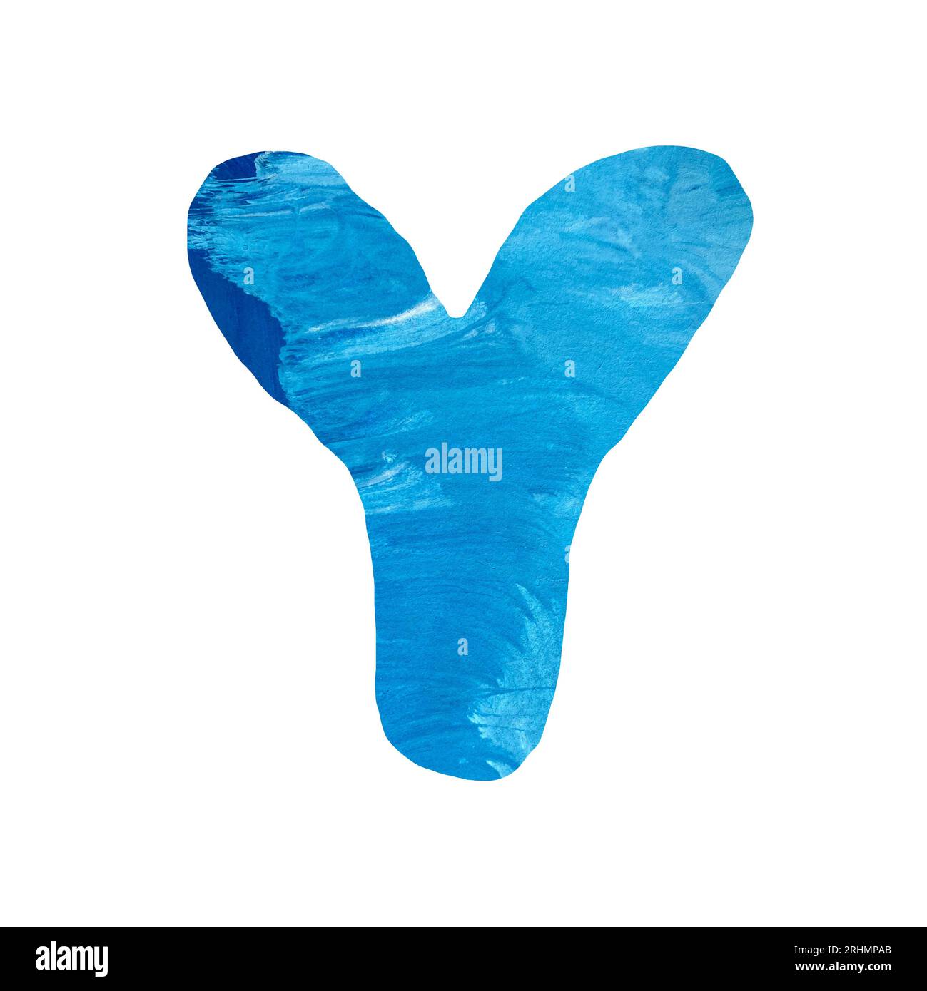 Blue y letter hi-res stock photography and images - Alamy
