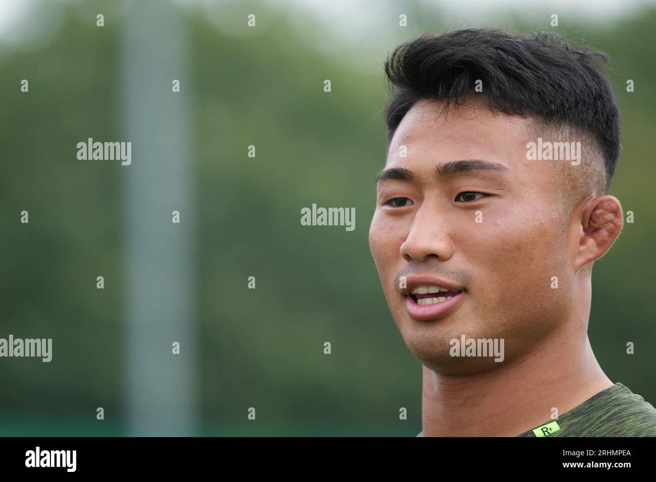 Tokyo, Japan on August 16, 2023. Japan's Tomoki Osada during the Japan's national team training ...