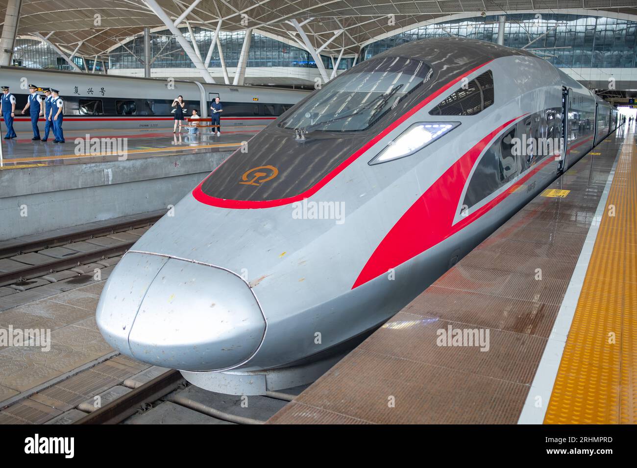 WuHan HuBei China-July 28 2023:high-speed train Stock Photo - Alamy