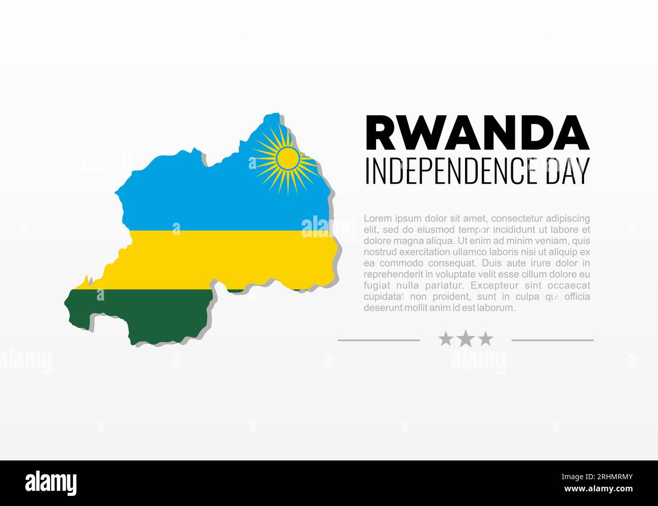 Rwanda independence day background banner poster for national ...