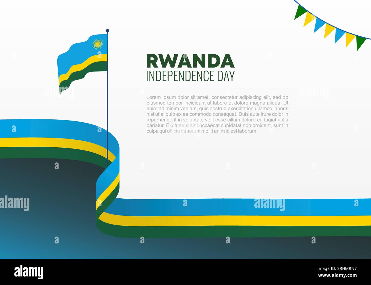 Rwanda independence day background banner poster for national ...