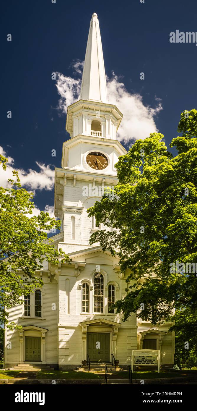 Thompson Congregational Church Thompson Hill Historic District Thompson ...