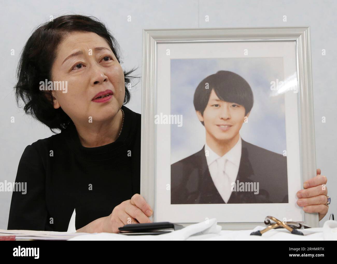Junko Takashima, a mother of Shingo Takashima who is a male intern ...