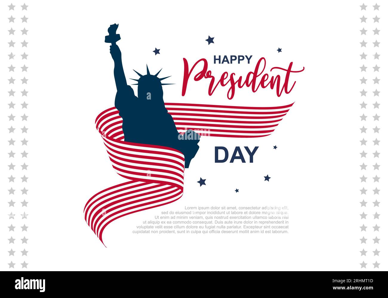 President's Day Background Design. Banner, Poster, Greeting Card with ...