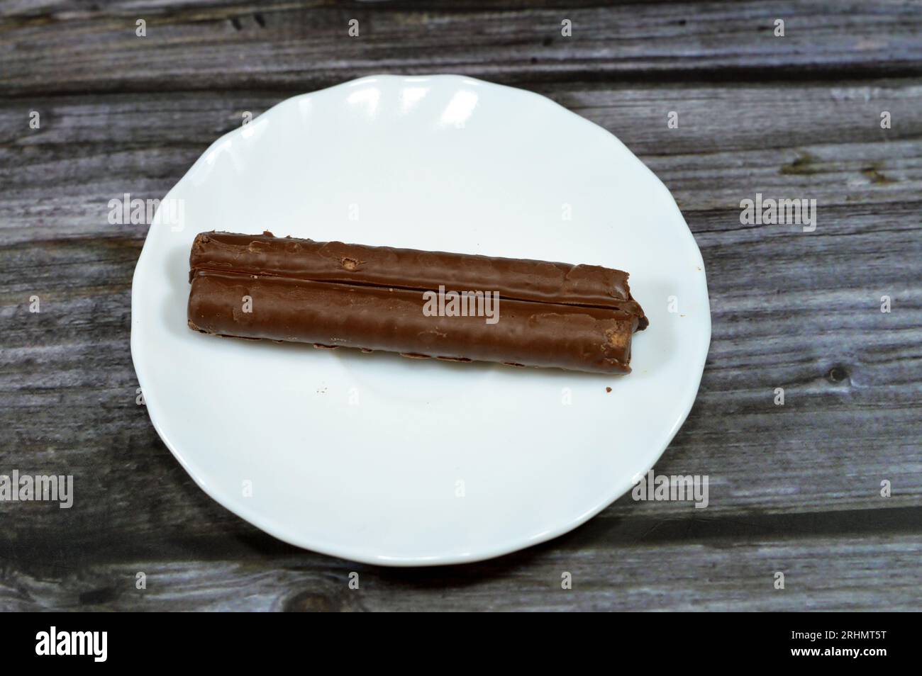 Chocolate sticks, crunchy wafers with chocolate cream filling. Rich ...