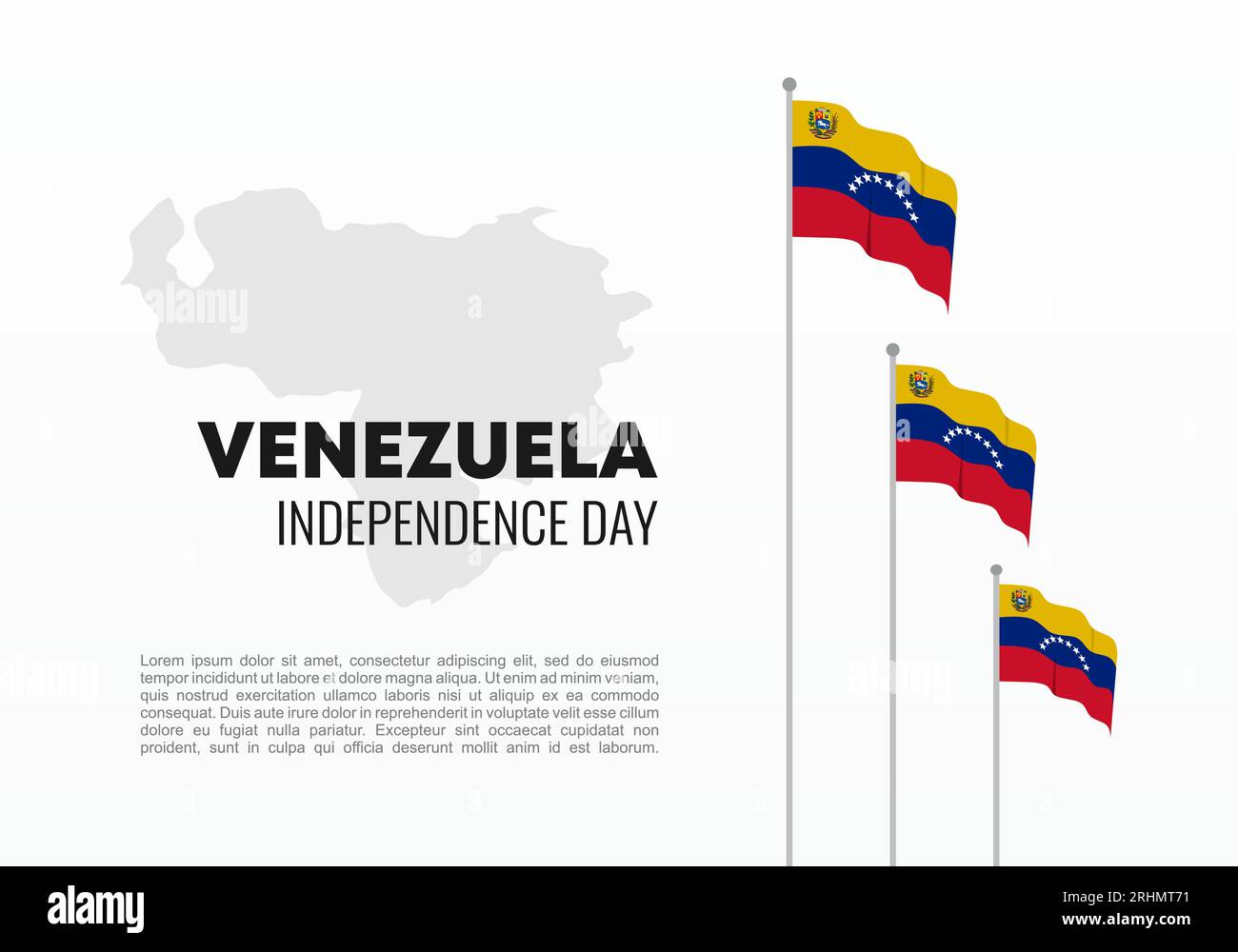 Venezuela independence day background banner poster for national ...