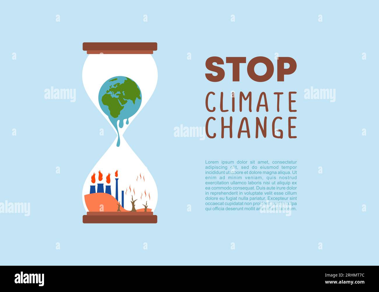 Climate change and saving the planet poster background. World ...