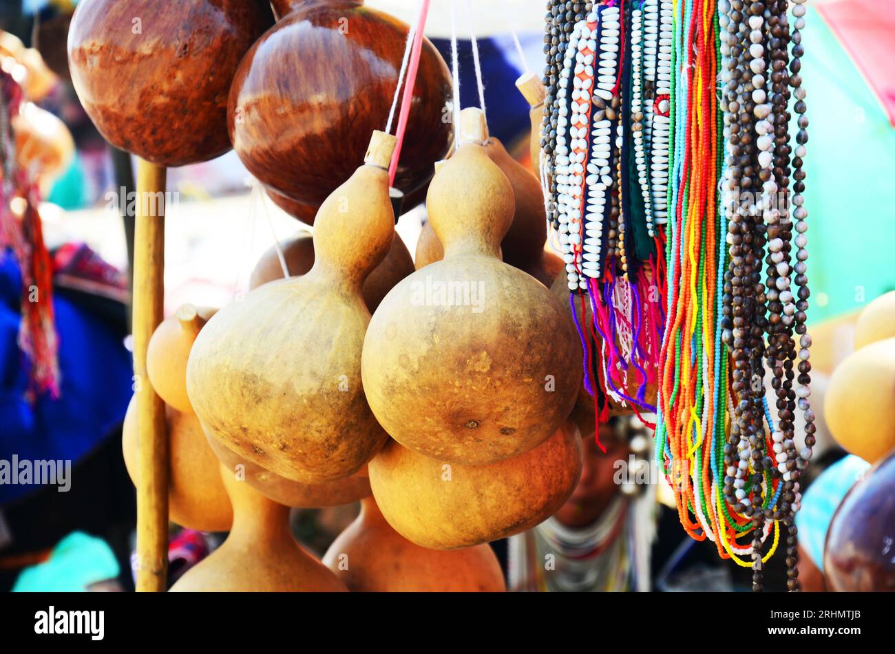Life lifestyle of hawker stall traditional Akha tribe or hmong tribal ...