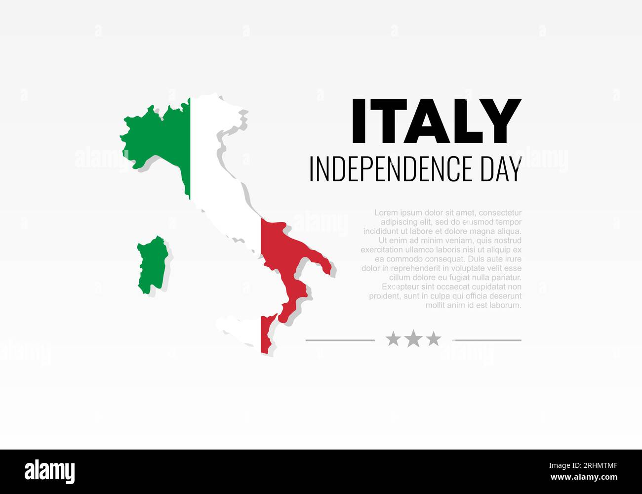 Italy Independence day background banner for national celebration on ...