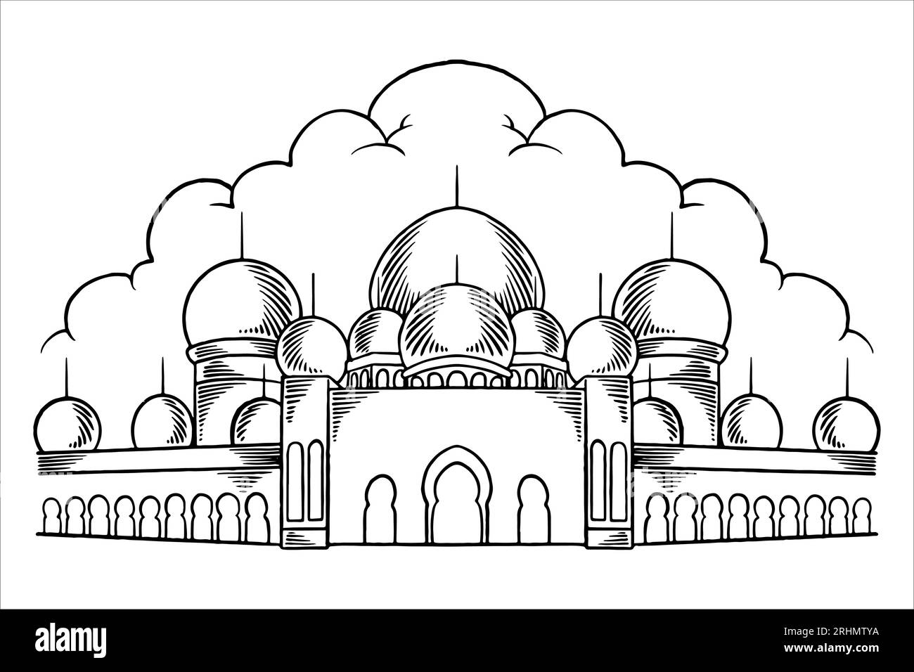 Arabian ornaments Black and White Stock Photos & Images - Alamy