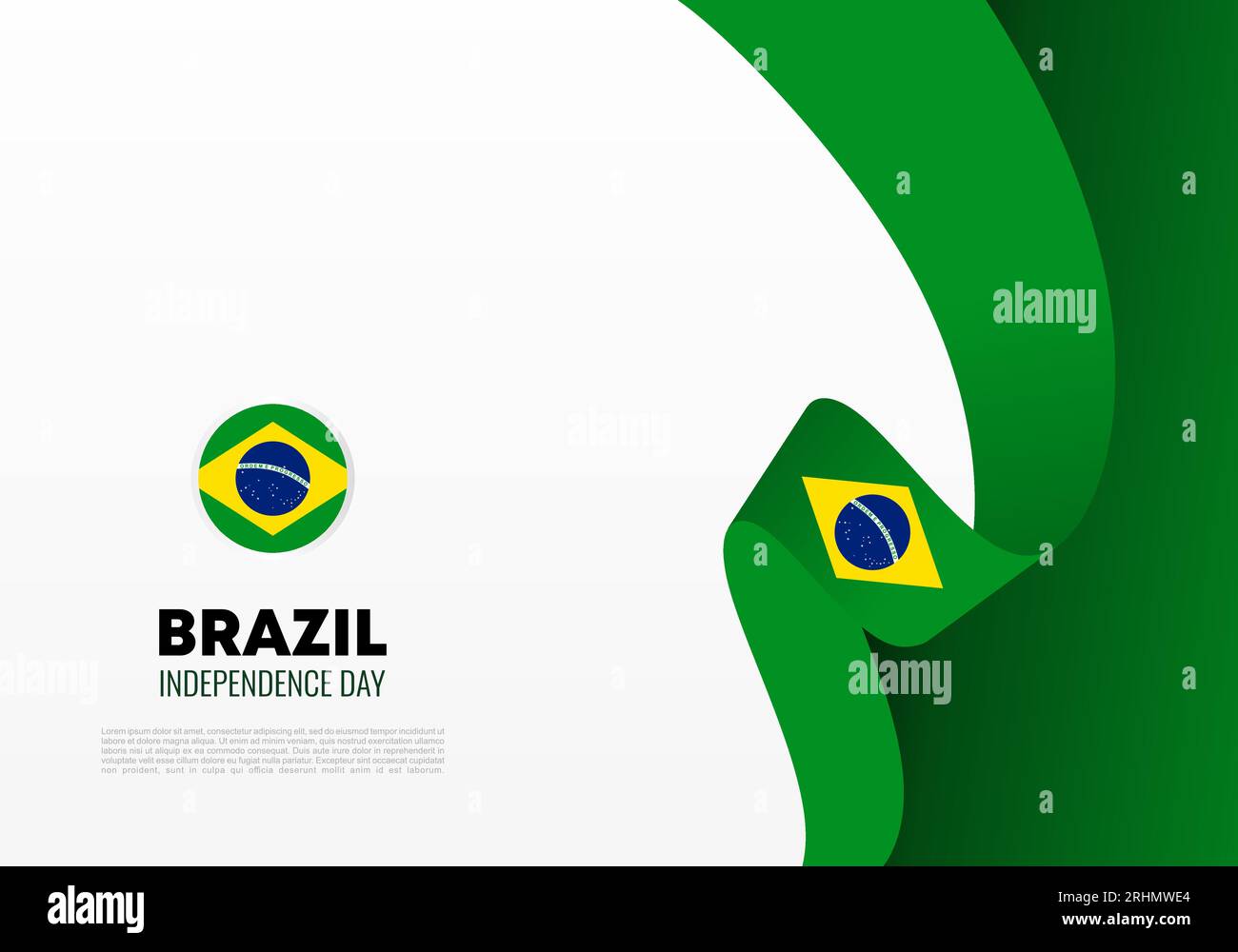 Brazil independence day background banner poster for national ...