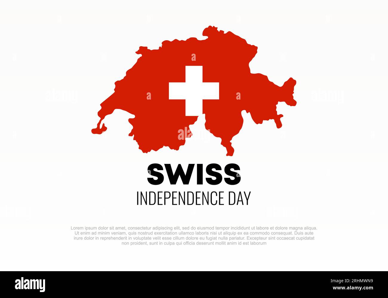 Swiss independence day background banner poster for national ...