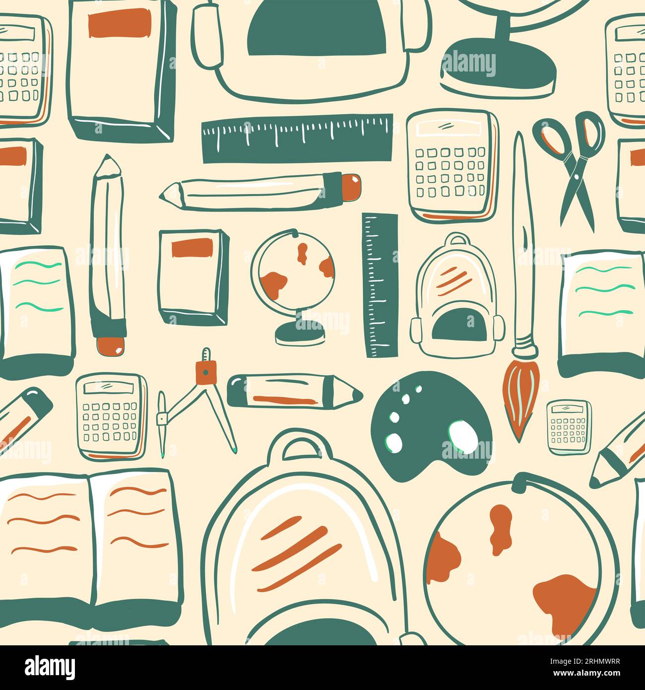 Stationary items Stock Vector Images - Alamy