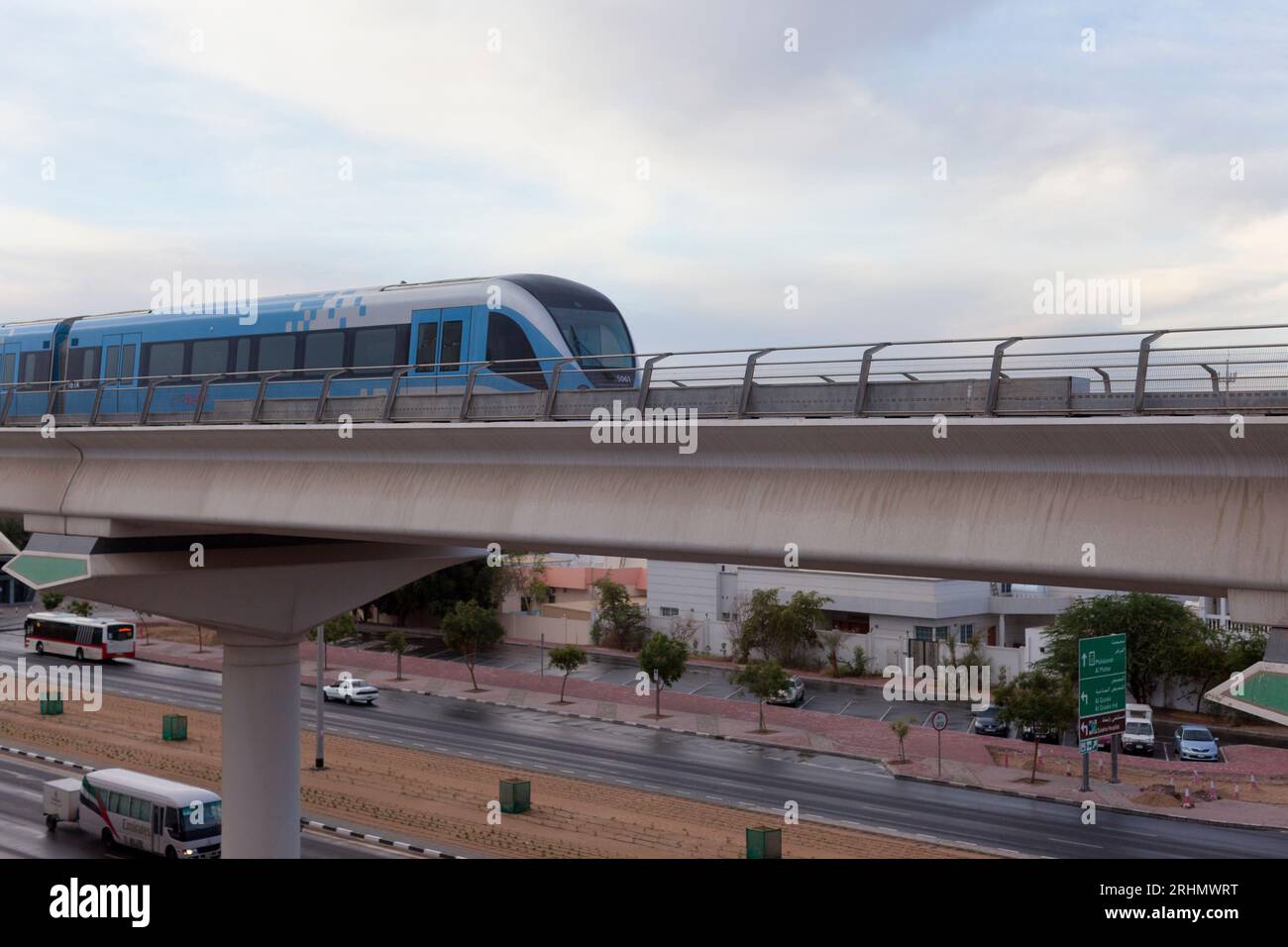 United Arab Emirates, Dubai, the MTR (Mass Transit System) metro Stock ...