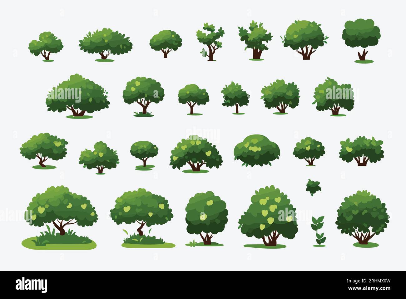 Shrub field Stock Vector Images - Alamy