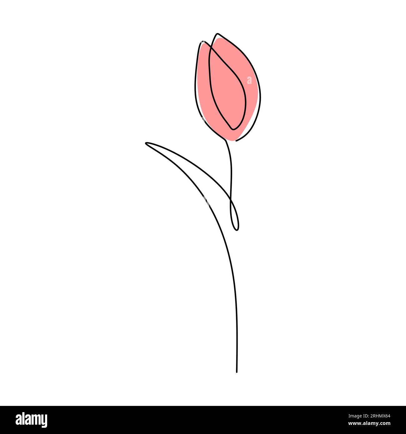 Single Spring Flower Clip Art