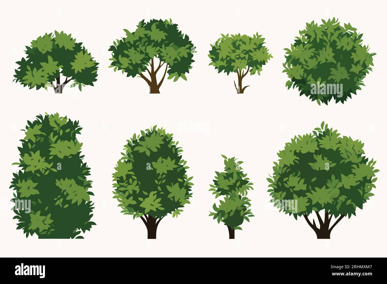 Shrub field Stock Vector Images - Alamy