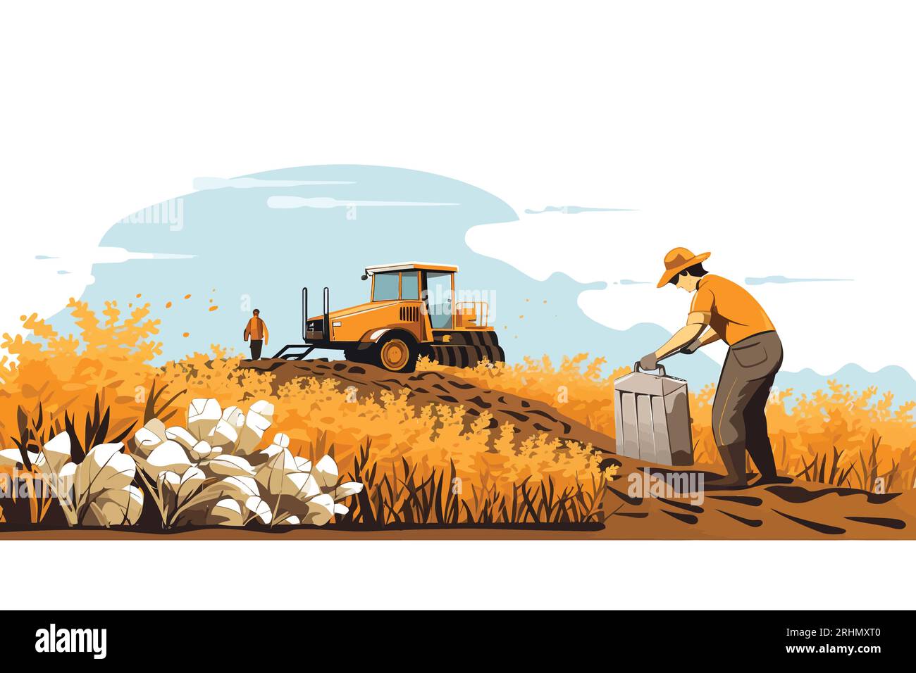 Harvesting Crops Clipart