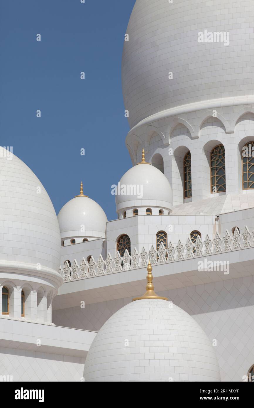 United Arab Emirates, Abu Dhabi, the Sheikh Zayed Grand Mosque Stock ...