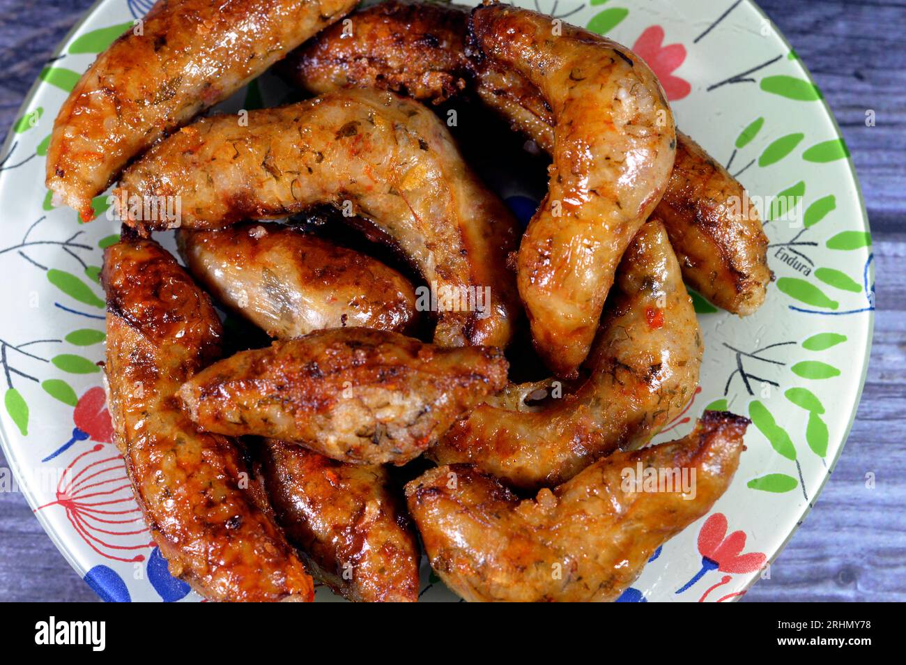 Egyptian classic homemade sausage of deep fried stuffed mumbar which is ...