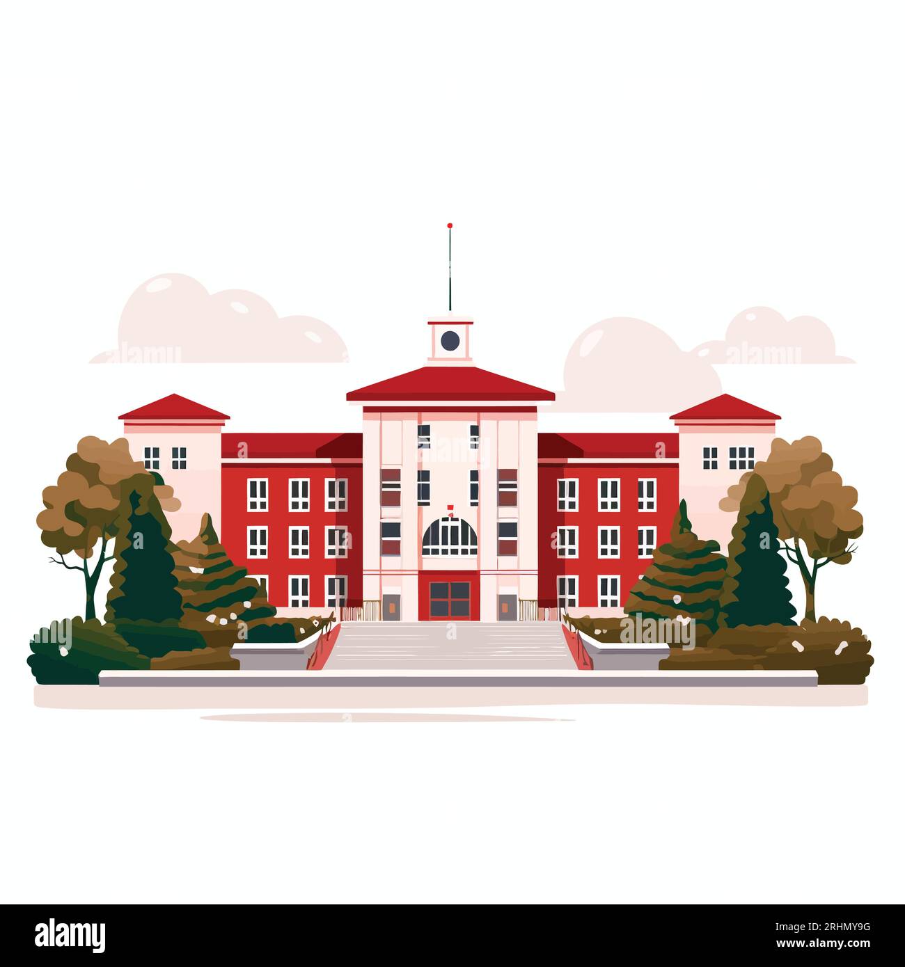 University vector hi-res stock photography and images - Alamy