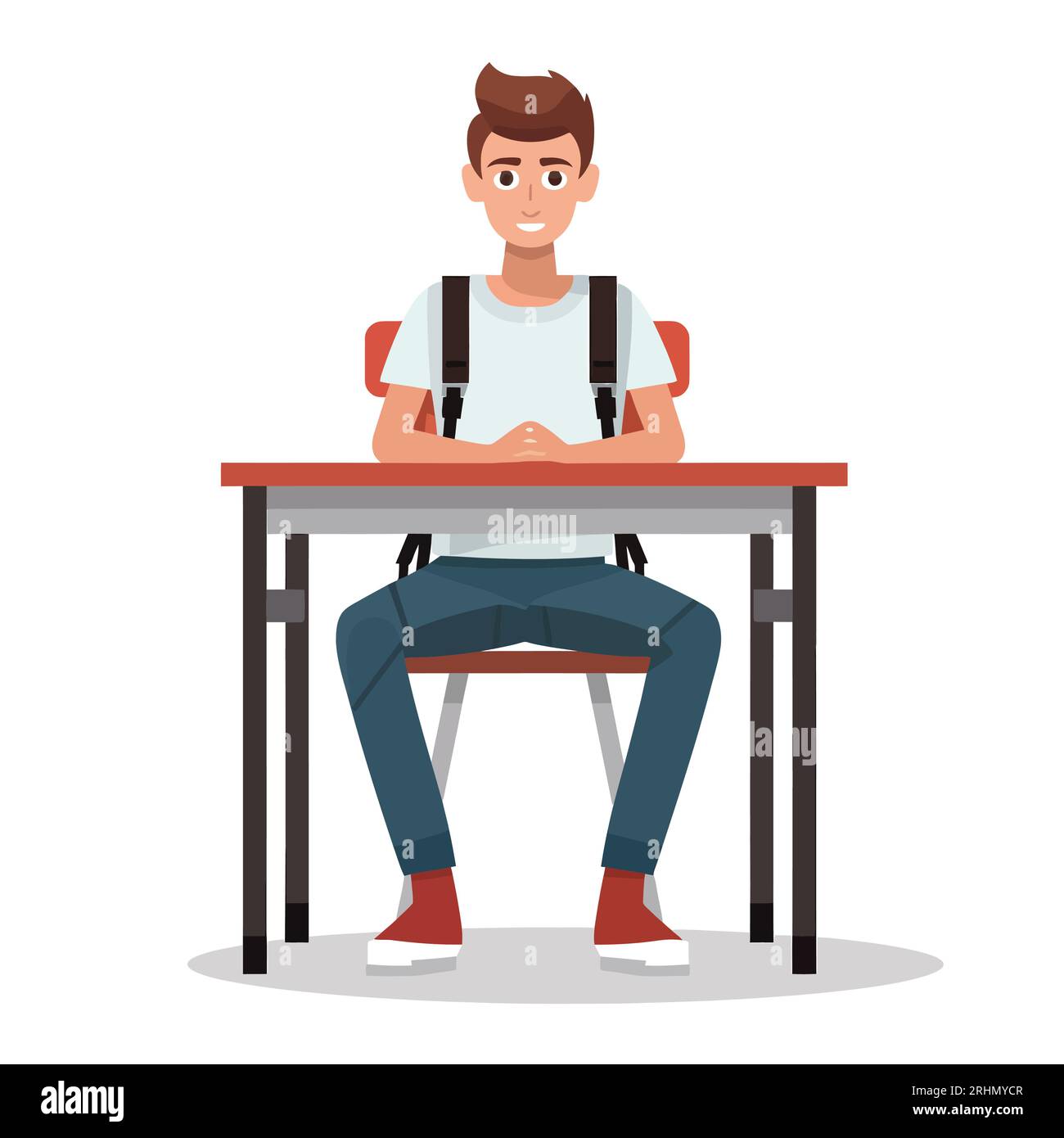 Student Table Clipart