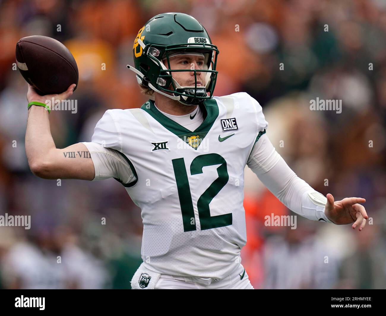 FILE - Baylor quarterback Blake Shapen looks to throw against Texas ...