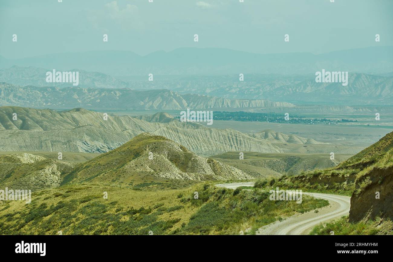 Toguz-Toro pass district of Jalal-Abad Region in western Kyrgyzstan ...