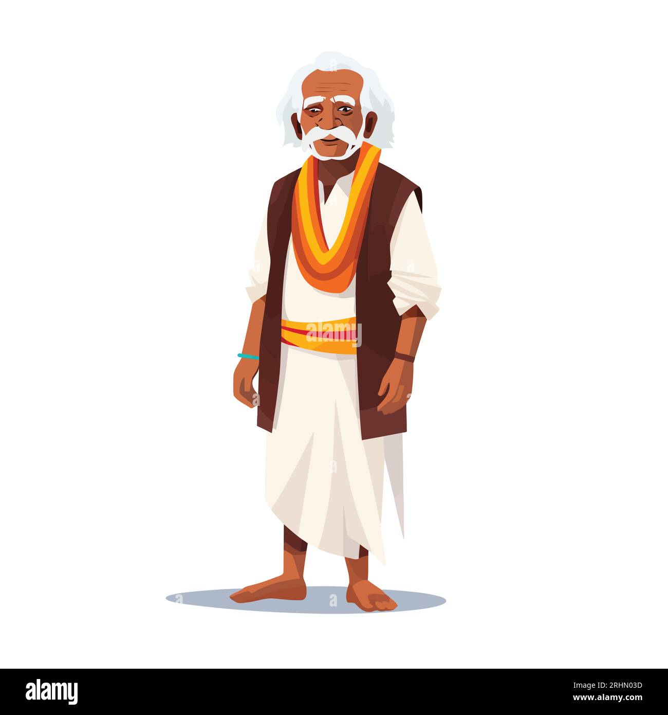 Indian farmer face Stock Vector Images - Alamy
