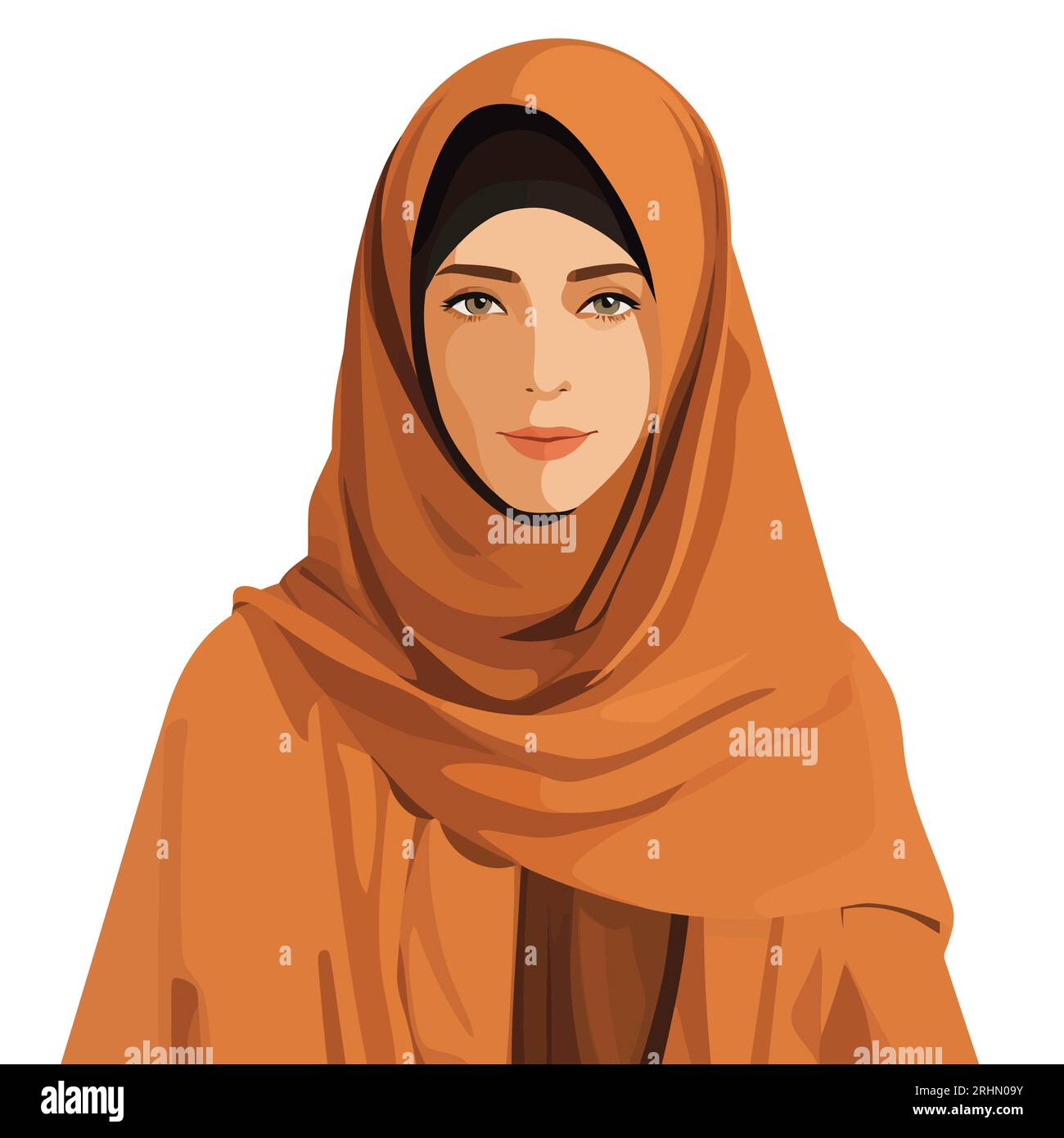 Saudi woman silhouette Stock Vector Images - Alamy