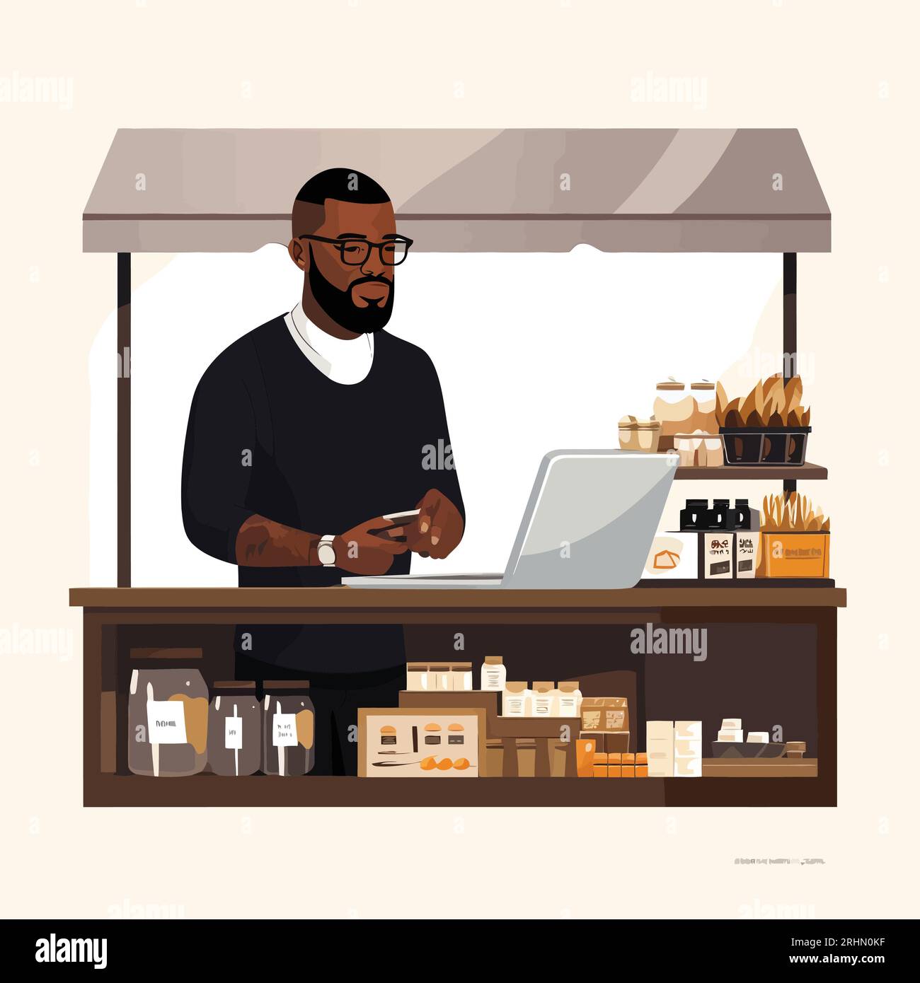 African business owner Stock Vector Images - Alamy