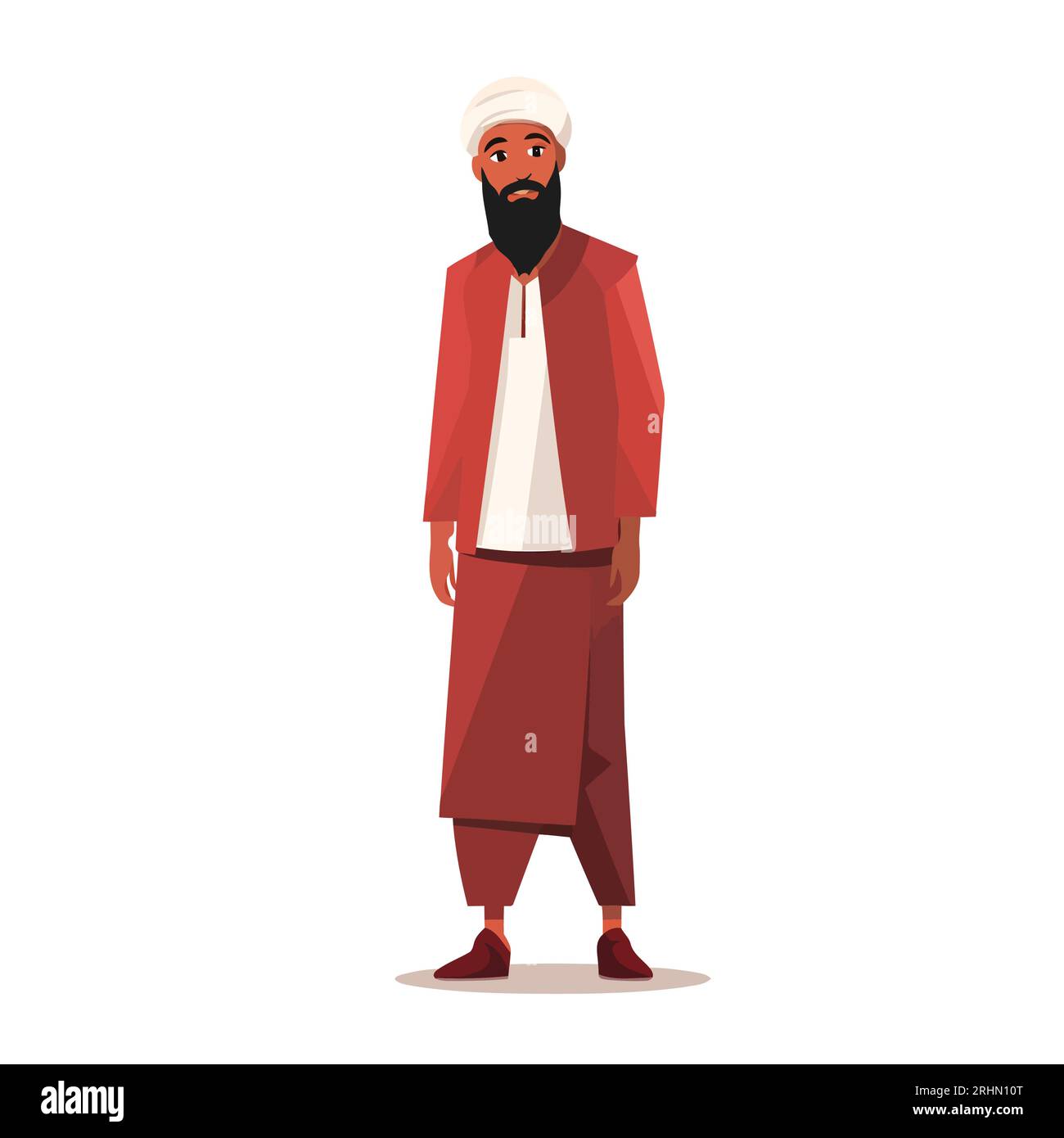 Muslim man vector hi-res stock photography and images - Alamy