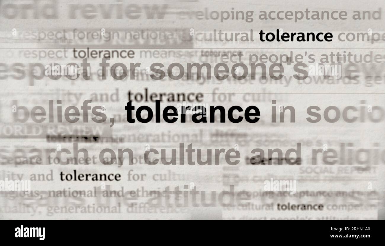 Human tolerance hi-res stock photography and images - Alamy