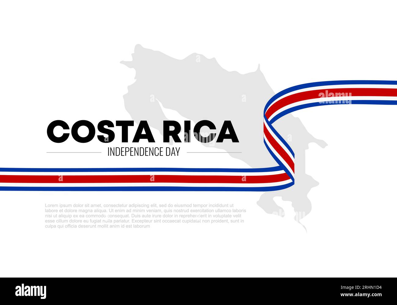 Costa rica independence day background banner poster for national ...
