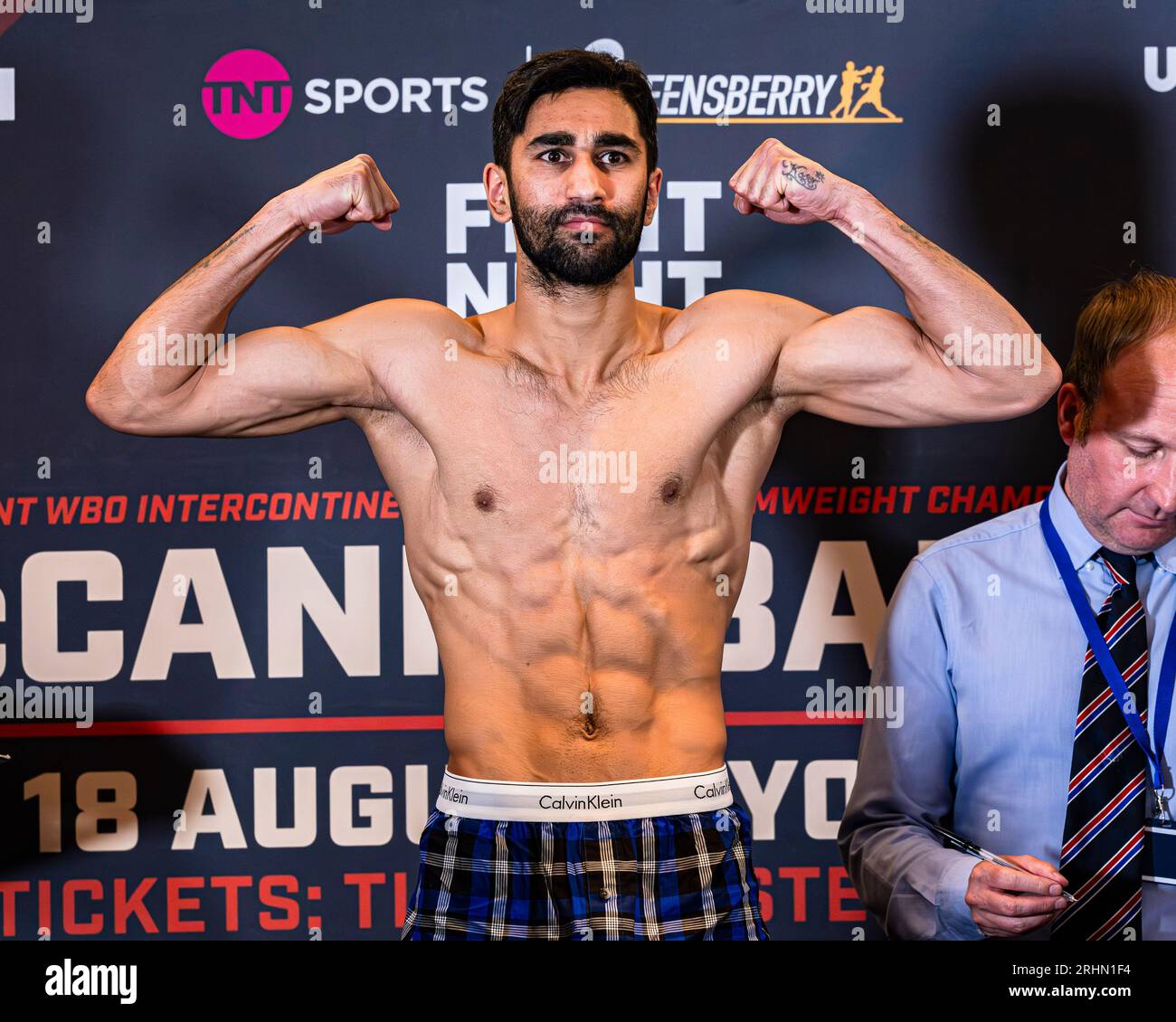 LONDON, UNITED KINGDOM. 17 Aug, 2023. Raza Hamza during McCann vs ...