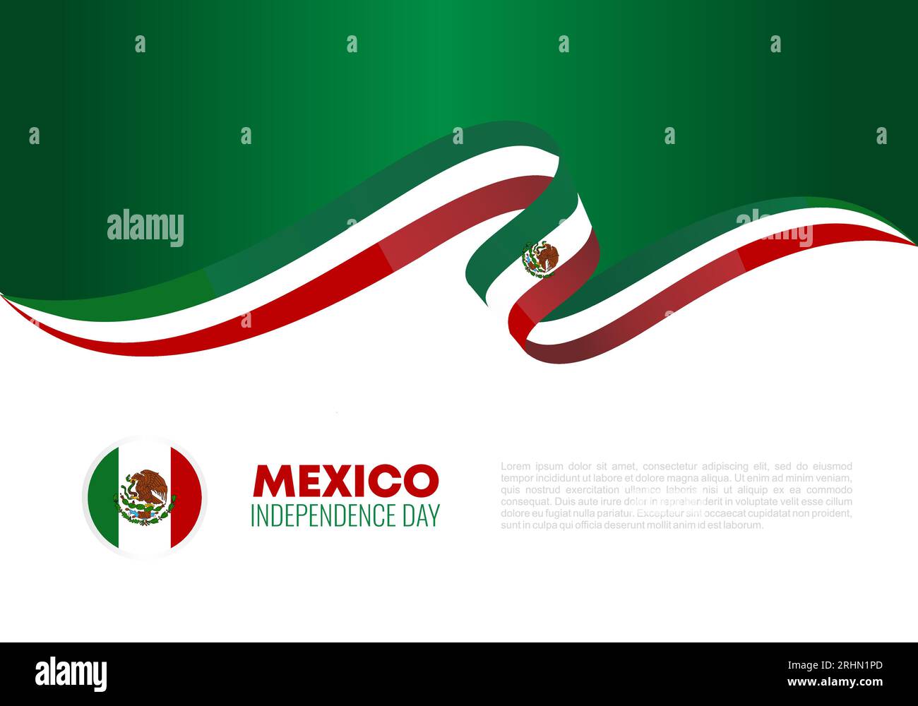 Mexico independence day background banner poster for national ...