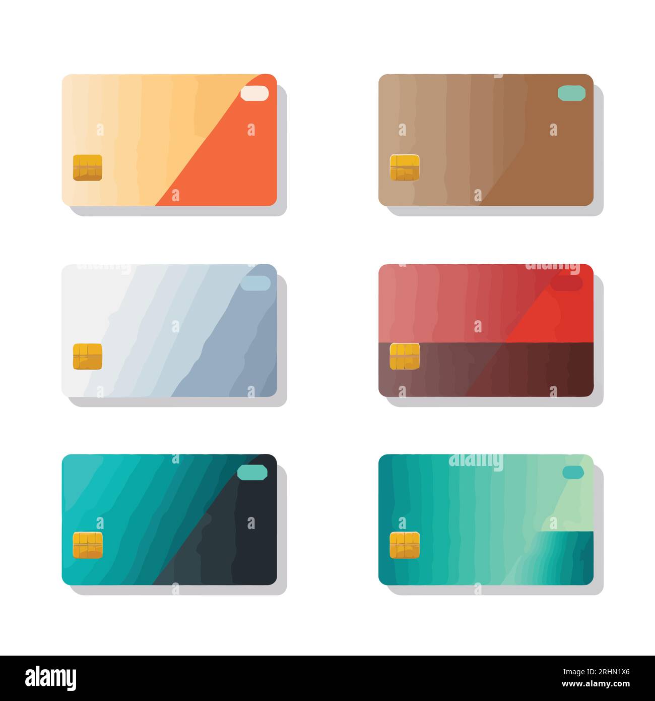 Store credit cards vector vectors Stock Vector Images - Alamy