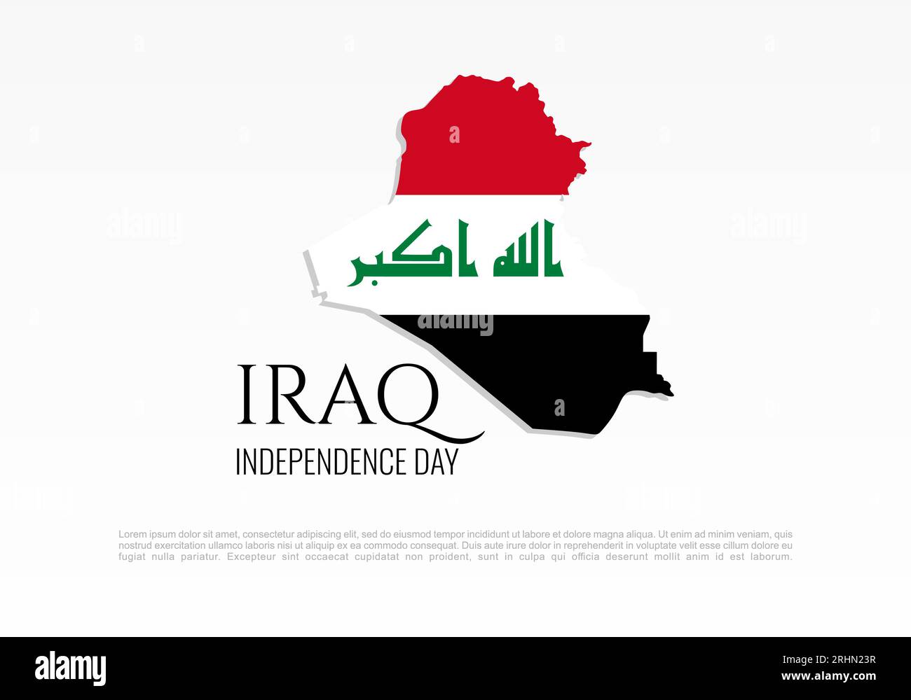Iraq independence day background banner poster for national celebration ...