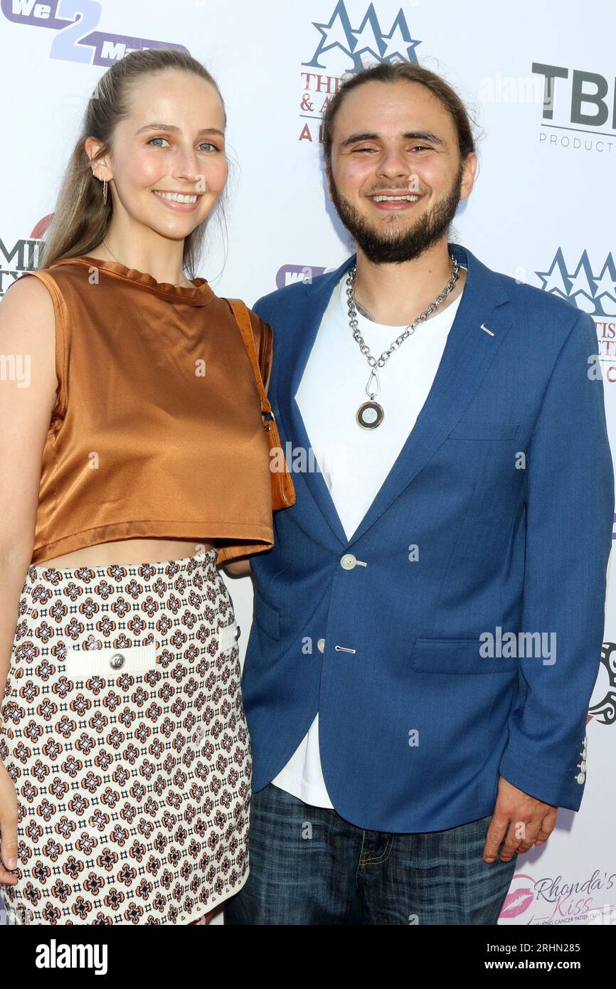 LOS ANGELES - AUG 17: Molly Schirmang, Prince Jackson at the Mike Tyson ...