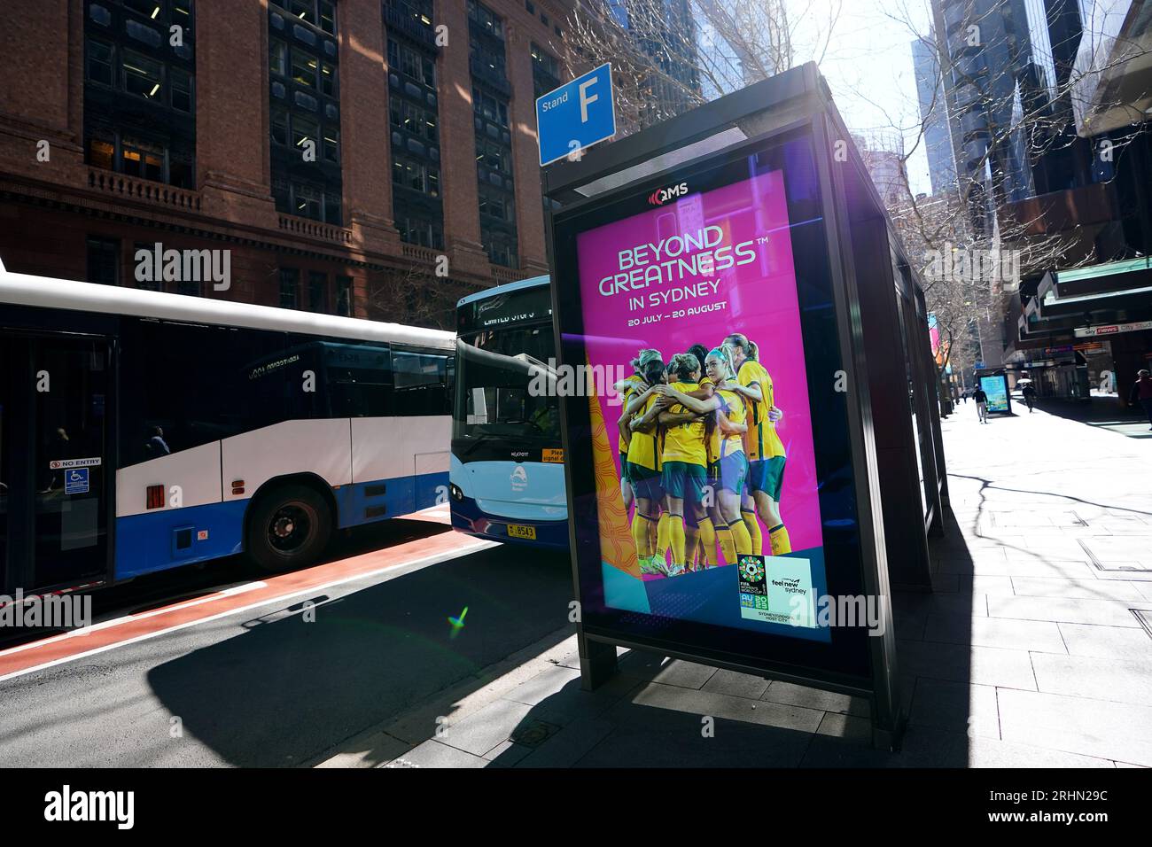Women's World Cup advertisement can be seen throughout the city in ...