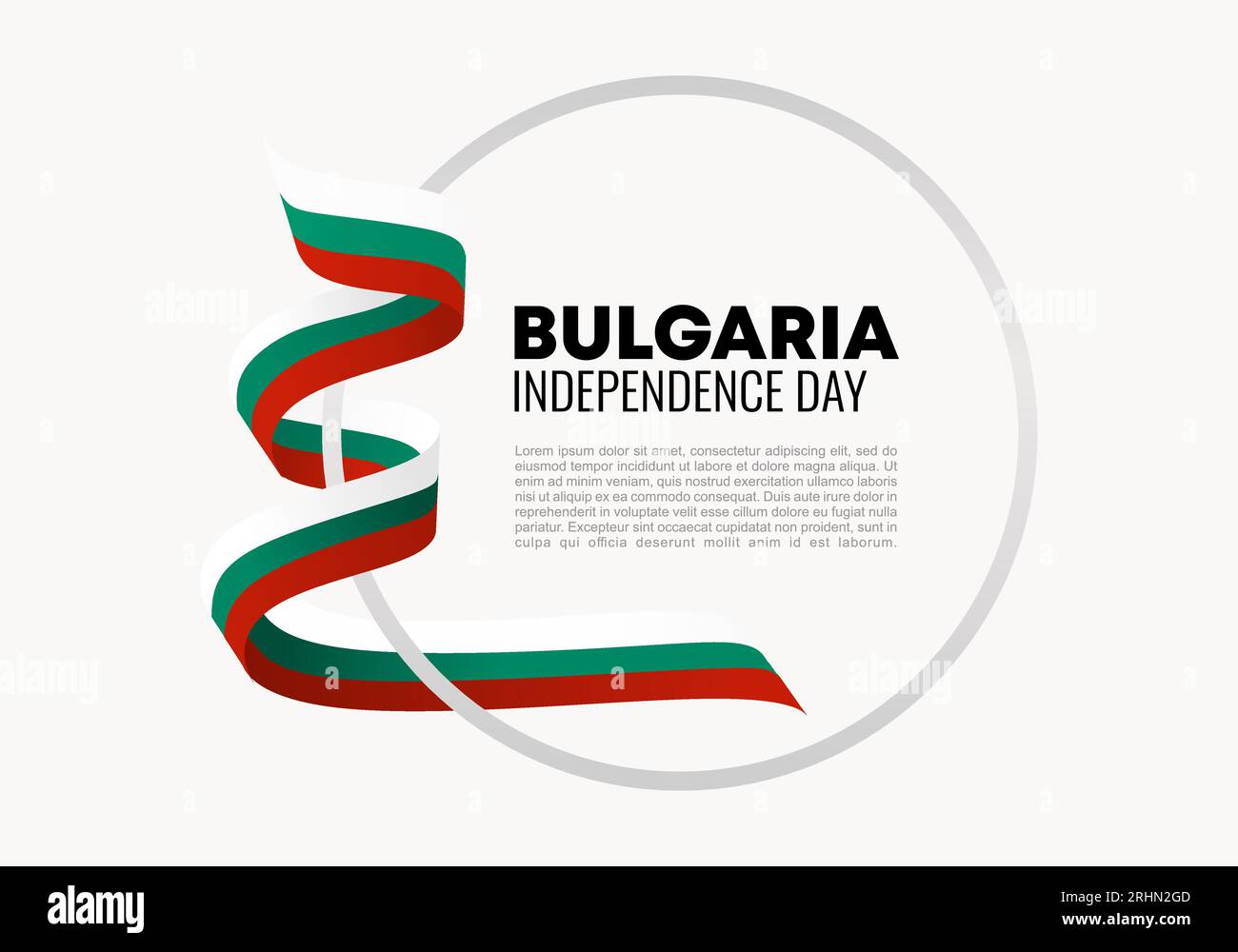 Bulgaria Independence day background banner poster for national ...