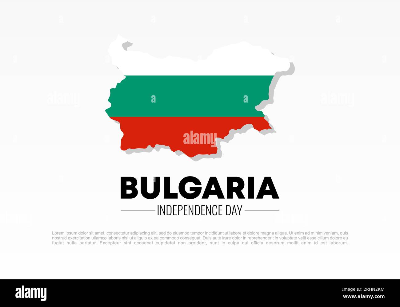Bulgaria Independence day background banner poster for national ...