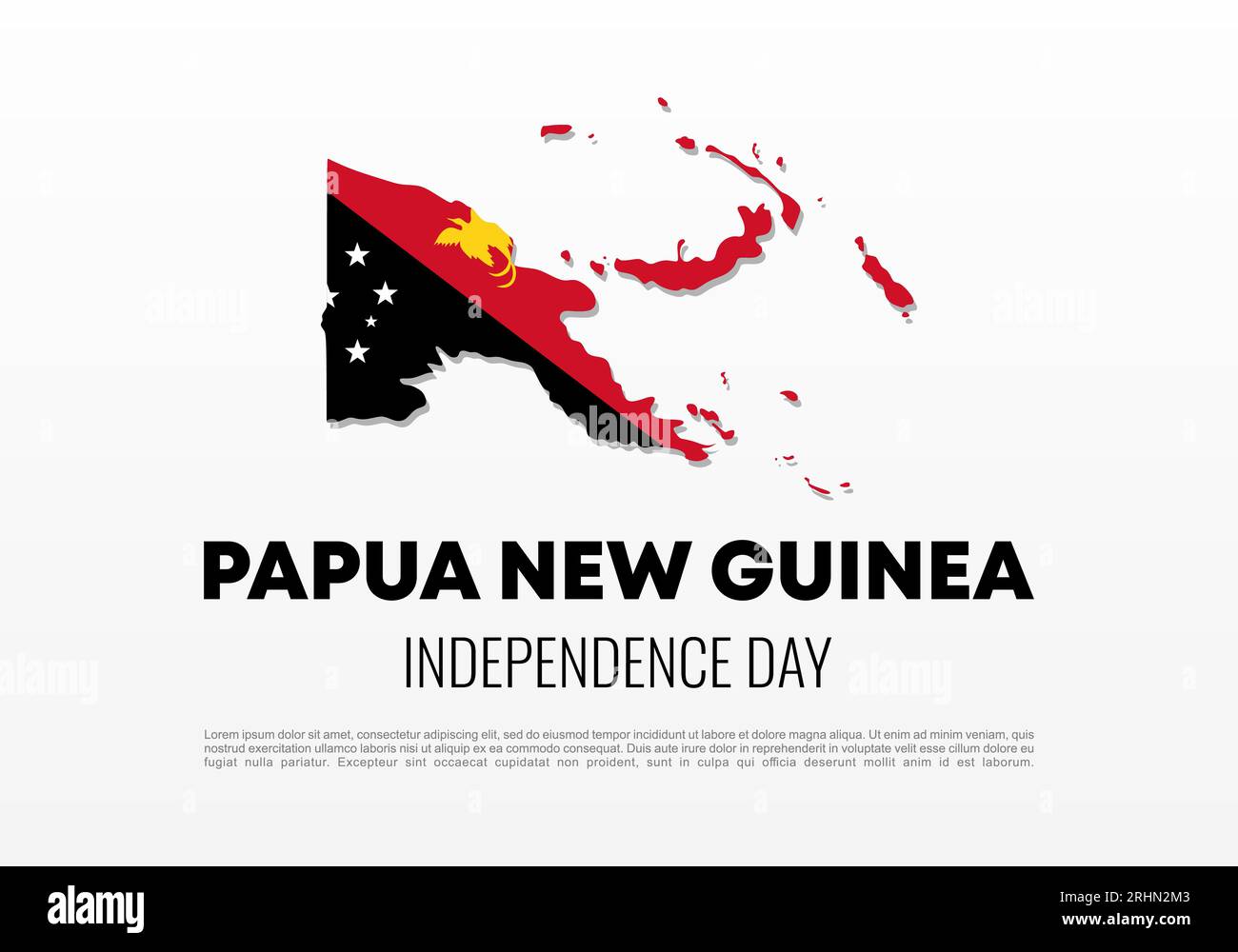Papua New Guinea Independence day background banner poster for national ...