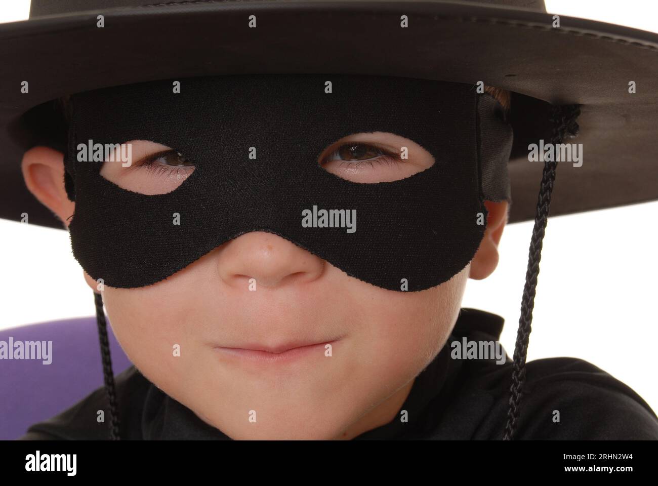 Portrait of a young masked avenger Stock Photo - Alamy