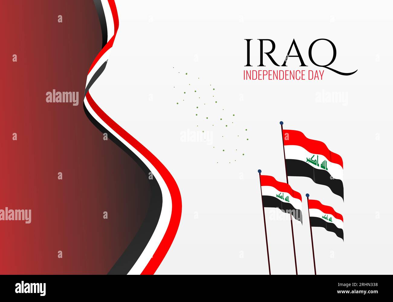 Iraq independence day background banner poster for national celebration ...