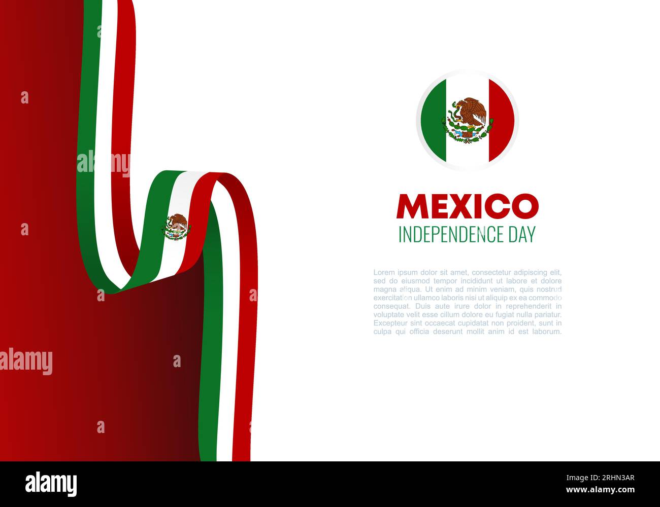 Mexico independence day background banner poster for national ...